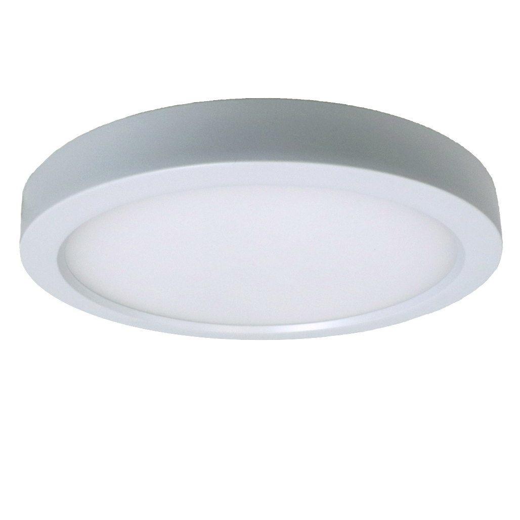 LED--WH-3K - 15W 7.5" Dimmable Low Profile LED Disk Light - 3000K
